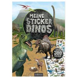 Ars Edition Meine Sticker-Dinos, Kartoniert (TB)