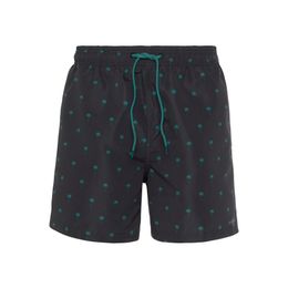 Badeshorts s.Oliver Gr. XXL, N-Gr, grün (schwarz, petrol) Herren Badehosen Badeshorts