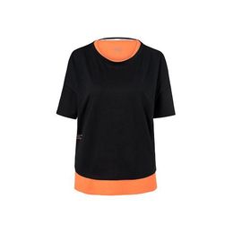 Tchibo 2-in-1-Sportshirt - Schwarz/Meliert - Gr.: XS