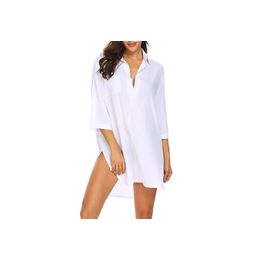 KIKI Strandkleid Damen Strandkleid Bikini Cover Up Bademode Strand Vertuschen Shirt