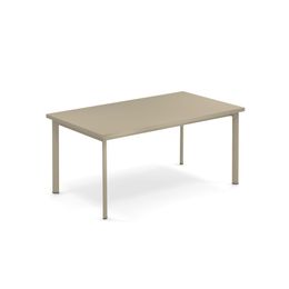 Emu Star Gartentisch Stahl 160x90 cm Taupe Stahl/Stahl