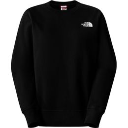 Sweatshirt The North Face "W LIGHT DREW PEAK CREW" Gr. M, schwarz (tnf black) Damen Sweatshirts