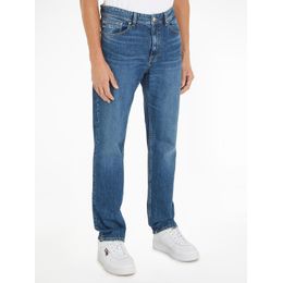 Relax-fit-Jeans Tommy Jeans "ETHAN RLXD STRGHT" Gr. 33, Länge 34, blau (denim medium) Herren Jeans Relaxed Fit