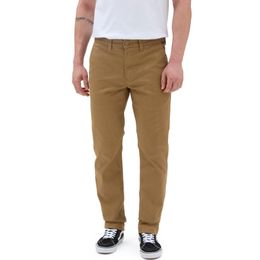 Chinohose Vans "MN AUTHENTIC CHINO SLIM PANT" Gr. 30 (S), N-Gr, braun (dirt) Herren Hosen Business