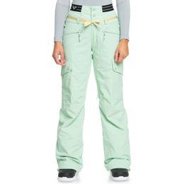 Snowboardhose Roxy "Passive Lines" Gr. S, grün (cameo green) Damen Hosen