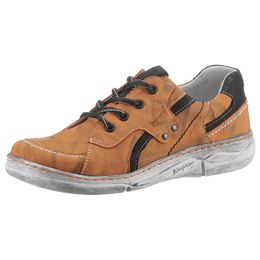 Schnürschuh Kacper Gr. 38, orange (orange, schwarz used) Damen Schuhe Classic Schnürschuhe