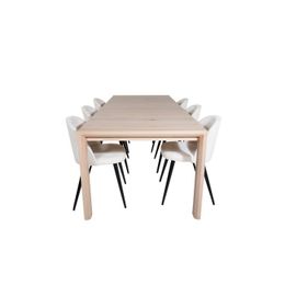 ebuy24 Essgruppe SliderWW Essgruppe Esstisch Ausziehbarer Tisch L&a