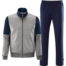 Schneider Sportswear Jogginganzug CAYM-Anzug STAHL-MEL./DUNKELBLAU