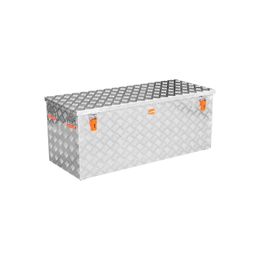 ALUBOX Aufbewahrungsbox aus Aluminiumriffelblech massiv Transportkiste (312 Liter)