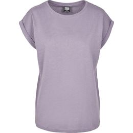 Urban Classics Ladies Extended Shoulder Tee T-Shirt flieder in L