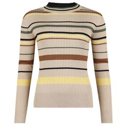 Voodoo Vixen High Neck Strip 70s Sweater Strickpullover multicolor in M