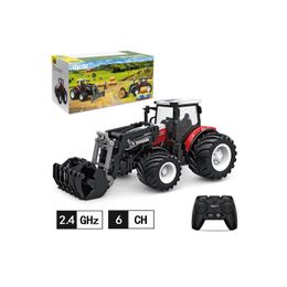 Esun RC-Traktor RC-Traktor Ferngesteuerter Frontschaufel Traktor Spielzeug ab 3 Jahre (Set