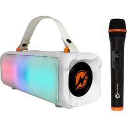 N-GEAR Blazooka 703W - Tragbarer Bluetooth-Lautsprecher – Karaoke-Set