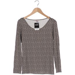 Alba Moda Damen Langarmshirt, grau