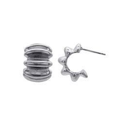 Heideman Earring 'Gaius' male Silver size One Size