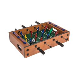 Out of the Blue Mini-Tischkicker Tischfußballspiel mit Bällen und Punktzähler Spielfeld mit Holzrahmen