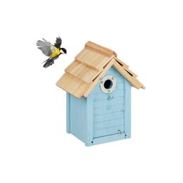 Relaxdays Vogelhaus Nistkasten für Meisen