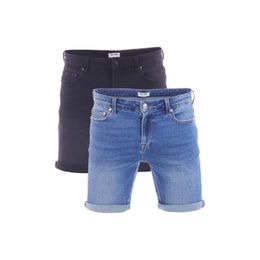 Only & Sons ONLY & SONS Jeansshorts Herren Shorts ONSPLY 2er Pack Regular Fit Bermudashorts mit Stretch