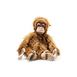 Steiff Kuscheltier Orang Utan Alena sitzend rotbraun 60cm Plüschaffe Plüschorangutan 0190130