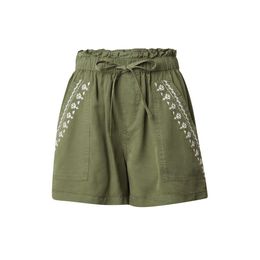 Only Shorts 'ARIZONA' Damen Größe 36 oliv / weiß