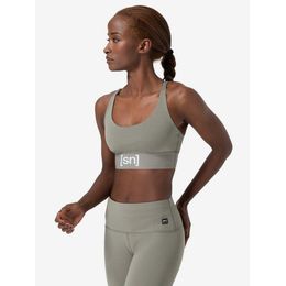 super.natural Sporttop für Damen aus Merino W SUPER TOP mit gekreuzten Trägern am Rücken