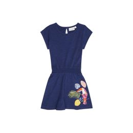 Sense Organics A-Linien-Kleid Melda Dress Sense Organics Navy + Bird 110 4-5 Jahre für Mädchen Sommer leichter Stoff