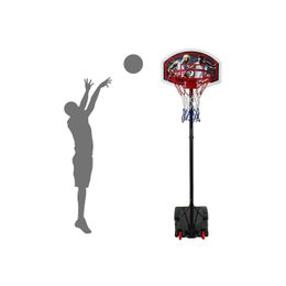 BEST Sporting Basketballständer Basketballkorb Outdoor Set 165cm bis 205cm I Outdoor Basketballkorb verstellbar I Transportable Korbanlagen für Einsteiger