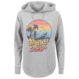 F4NT4STIC Sweatshirt 'Stranger Things LA Gradient Netflix TV Series' female Grey size L