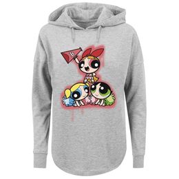 F4NT4STIC Sweatshirt 'Powerpuff Girls Cheerleaders' female Grey size S