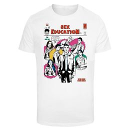 F4NT4STIC T-Shirt 'Sex Education Netflix TV Series' Herren Gr&ouml;&szlig;e S pink / rot / schwarz / wei&szlig;