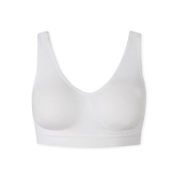 Schiesser Bustier 'Casual Seamless' Damen Gr&ouml;&szlig;e 100 wei&szlig;