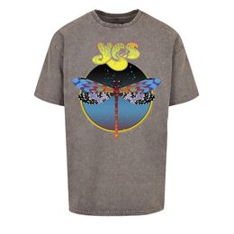 F4NT4STIC T-Shirt 'Yes Dragonfly Tour V1' Herren Gr&ouml;&szlig;e 5XL blau / gelb / taupe / rot