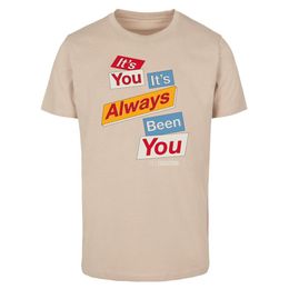 F4NT4STIC T-Shirt 'Sex Education It Always Been You Netflix TV Series' Herren Gr&ouml;&szlig;e XL sand / hellblau / rot / wei&szlig;