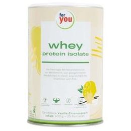 FOR YOU whey protein isolate Vanille-Zitronenquark 600 g