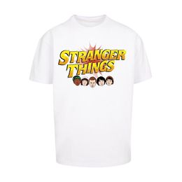 F4NT4STIC Shirt 'Stranger Things Comic Heads Netflix TV Series' male White size XS