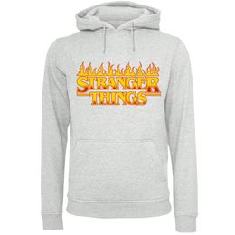 F4NT4STIC Sweatshirt 'Stranger Things Netflix TV Series' Herren Gr&ouml;&szlig;e XXL gelb / graumeliert / rot