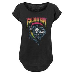 F4NT4STIC Shirt 'Fall Out Boy Rock And Roll Reaper' female Black size XXL