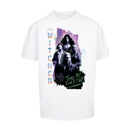 F4NT4STIC T-Shirt 'The Witcher Tied By Destiny Netflix TV Series' Herren Gr&ouml;&szlig;e XL hellgr&uuml;n / lila / schwarz / wei&szlig;