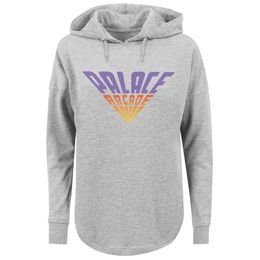 F4NT4STIC Sweatshirt 'Stranger Things Palace Arcade Netflix TV Series' Damen Gr&ouml;&szlig;e M gelb / graumeliert / lila / mandarine