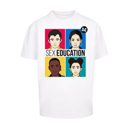 F4NT4STIC Shirt 'Sex Education Teen Illustrated Netflix TV Series' male White size M