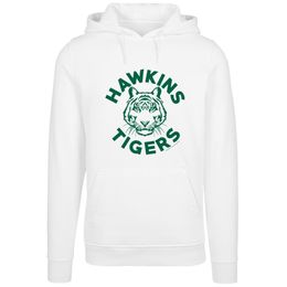 F4NT4STIC Sweatshirt 'Stranger Things Hawkins Tigers Netflix TV Series' Herren Größe XXL schilf / weiß
