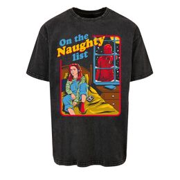 F4NT4STIC T-Shirt 'Stranger Things Naughty List Netflix TV Series' Herren Größe S mischfarben / schwarz
