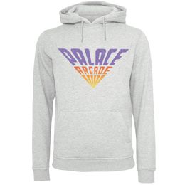 F4NT4STIC Sweatshirt 'Stranger Things Palace Arcade Netflix TV Series' Herren Größe M goldgelb / graumeliert / dunkellila / dunkelorange