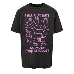 F4NT4STIC Shirt 'Fall Out Boy Pink Dog So Much Stardust' male Black size 4XL
