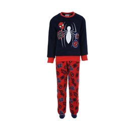Spiderman Schlafanzug Kinder Jungen Fleece Pyjama langarm Nachtwäsche (2 tlg)