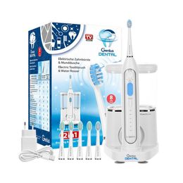 Genius Elektrische Zahnbürste Dental Fusion Basic Set + Bürstenkopf-Set Sensitiv/Standard