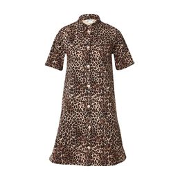 MONKI Kleid Damen Größe 40 braun / cappuccino / dunkelbraun / schwarz Winterkleid