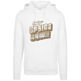 F4NT4STIC Sweatshirt 'Stranger Things Greetings From Upside Down Netflix TV Series' Herren Gr&ouml;&szlig;e XL hellbeige / hellblau / khaki / wei&szlig;