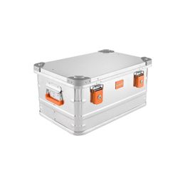 ALUBOX Aufbewahrungsbox Alukiste Tranportbox mit Stapelecken Premium E-Serie (47 Liter)