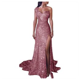 AFAZ New Trading UG Abendkleid Damen Sommer Neckholder Kleid Bankett Sexy Langes Abendkleid